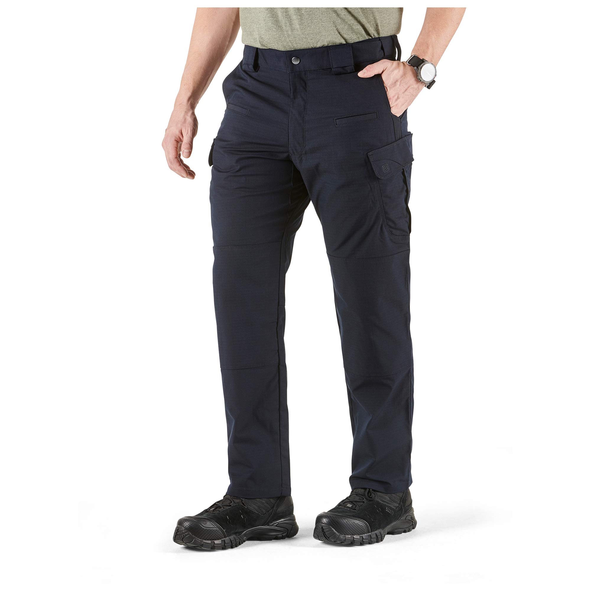 5.11 Tactical Men's Stryke Operator Uniform Pants w/Flex-Tac Mechanical Stretch, Dark Navy, 36Wx32L, Style 74369