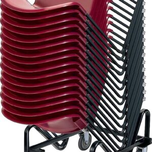 Hon 4033T Cart For Stack Chairs,Holds 28,21-3/8 in.x35-1/5 in.x37-7/8 in.,BK