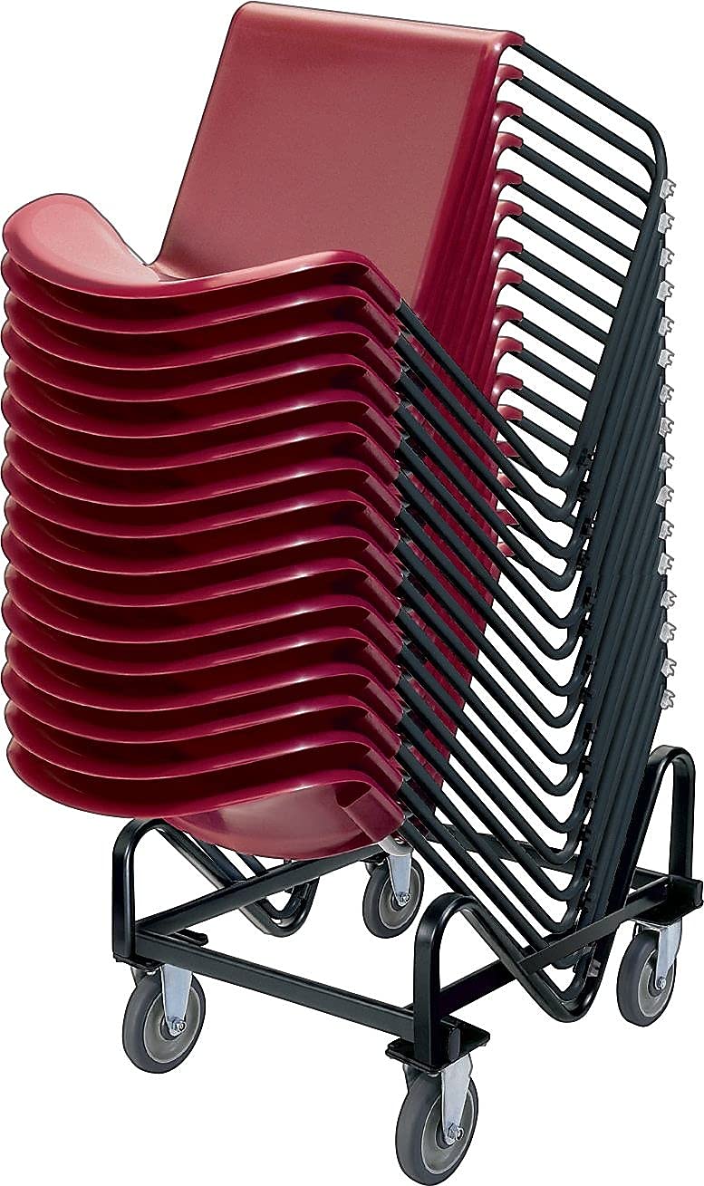 Hon 4033T Cart For Stack Chairs,Holds 28,21-3/8 in.x35-1/5 in.x37-7/8 in.,BK