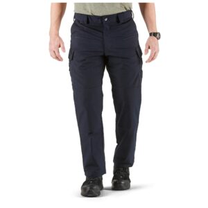 5.11 tactical men's stryke operator uniform pants w/flex-tac mechanical stretch, dark navy, 36wx32l, style 74369