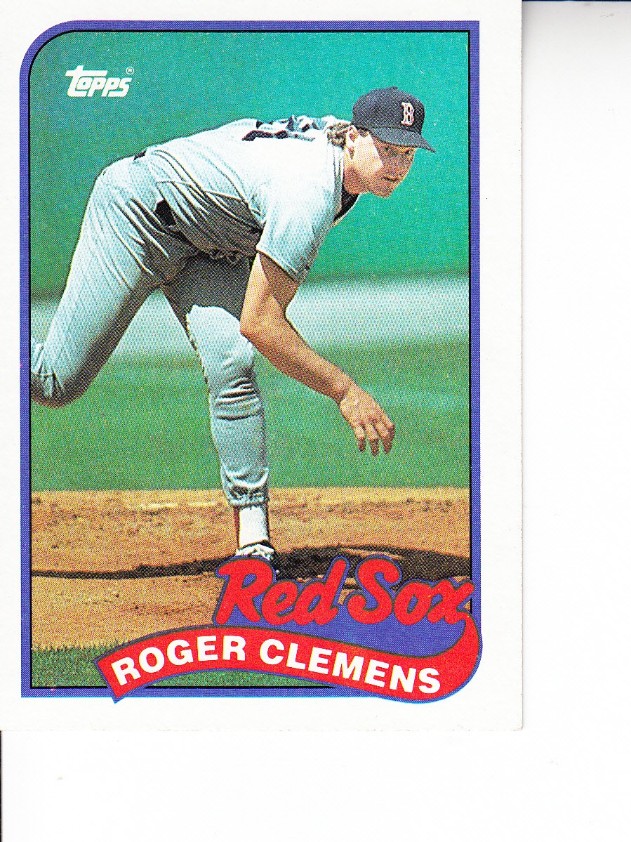 1989 Topps Baseball #450 Roger Clemens Red Sox