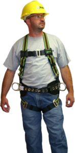 honeywell miller by honeywell e650-78/xxlgn duraflex 650 series full-body stretchable harness with mating buckle leg straps, xx-large, green