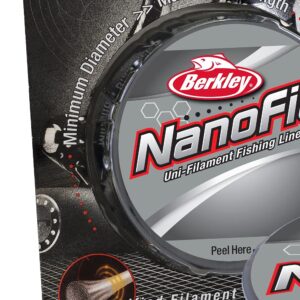 Berkley NanoFil Uni-filament Fishing Line, 6 Pound Test-150 Yard, Low-Vis Green