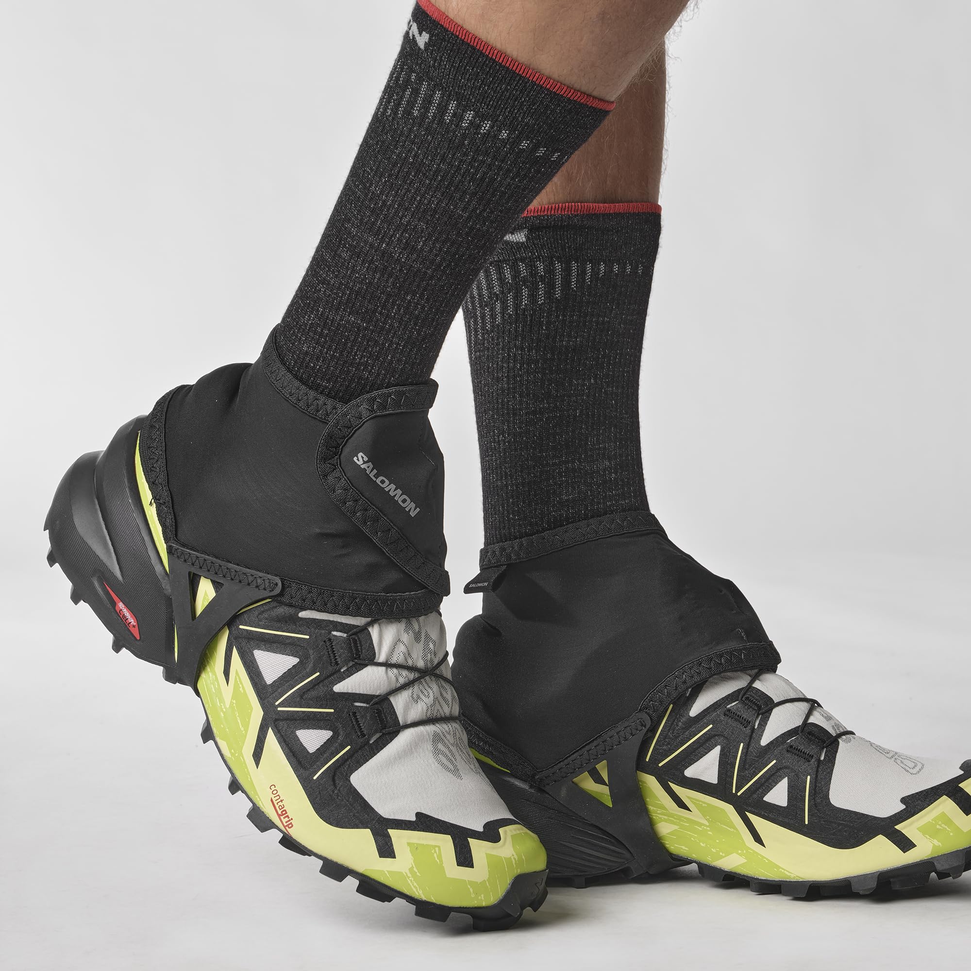 Salomon TRAIL GAITERS LOW Running Gaiters , BLACK, 4.5-7