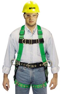 honeywell miller by honeywell p950fdqc-7d/s/mbl duraflex python full-body ultra harnesses with tubular webbing and front/side d-rings, small/medium, blue