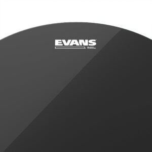 Evans Drum Heads - Black Chrome Tom Drumhead, 8 Inch