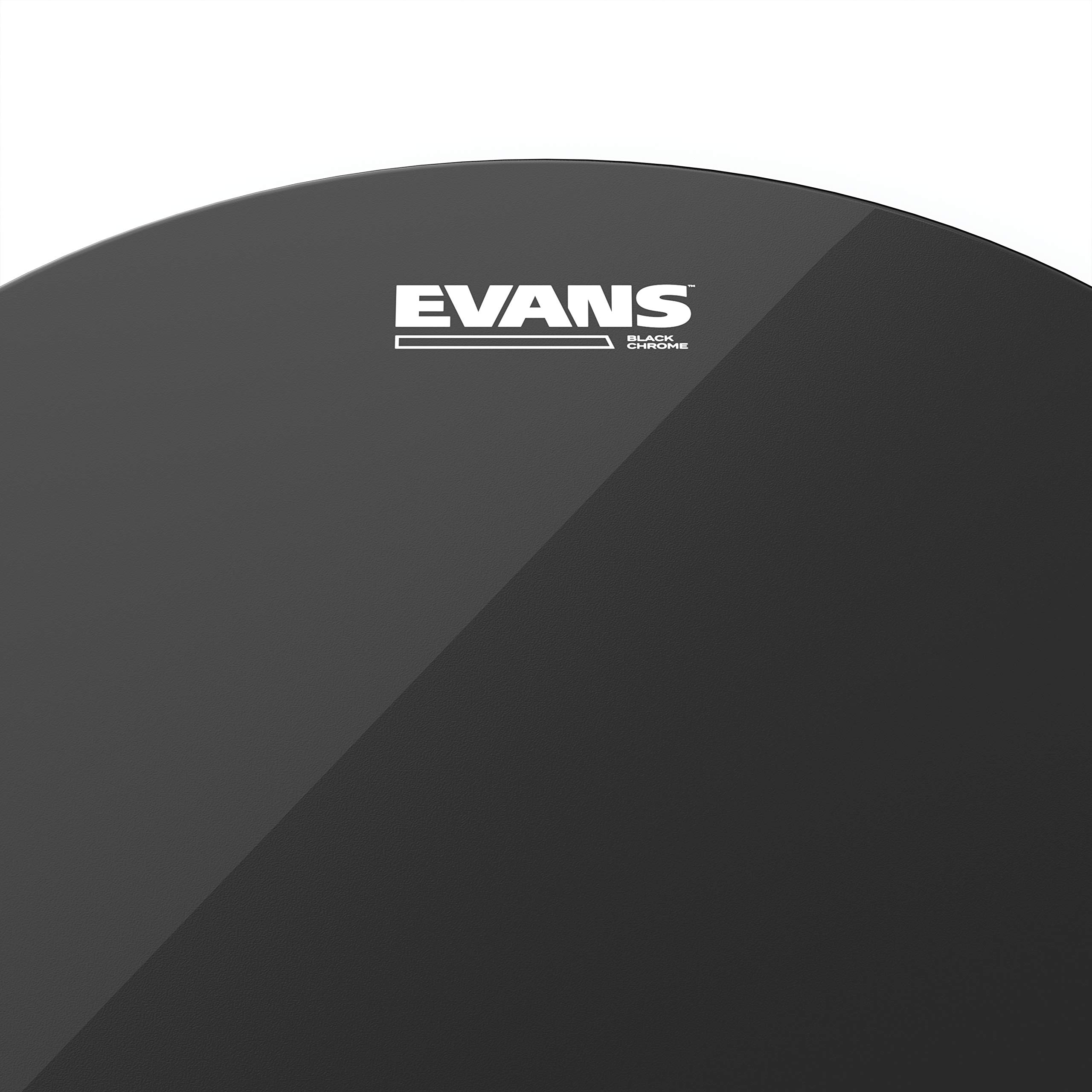 Evans Drum Heads - Black Chrome Tom Drumhead, 8 Inch