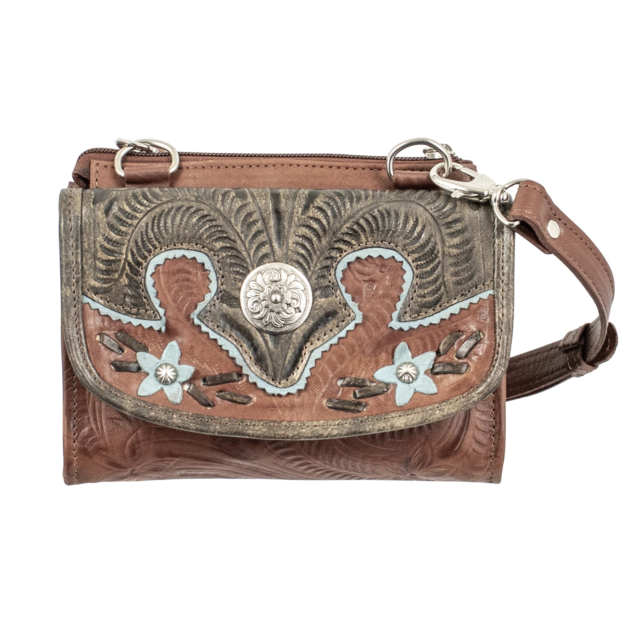 American West Desert Wildflower Small Crossbody Bag/Wallet