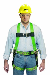 honeywell miller by honeywell p950-77/xxlgn duraflex python full-body ultra harness with tongue buckle leg straps and tool belt loops, xx-large, green