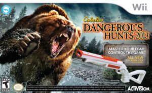 cabela's dangerous hunts 2013 with gun - nintendo wii