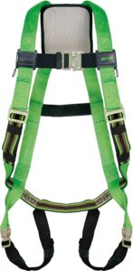 honeywell miller by honeywell p950qc-4/xxlgn duraflex python full-body ultra harnesses with tubular webbing and comfort d-pad, xx-large, green