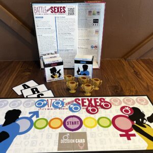 Battle of the Sexes Adult Board Game - Funny Card Games for Adults - Trivia Game Pitting the Men Against the Women - Great for Parties and Couples' Night - 2 or More Players - Ages 16 and Up