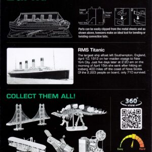 Metal Earth Titanic 3D Metal Model Kit Fascinations