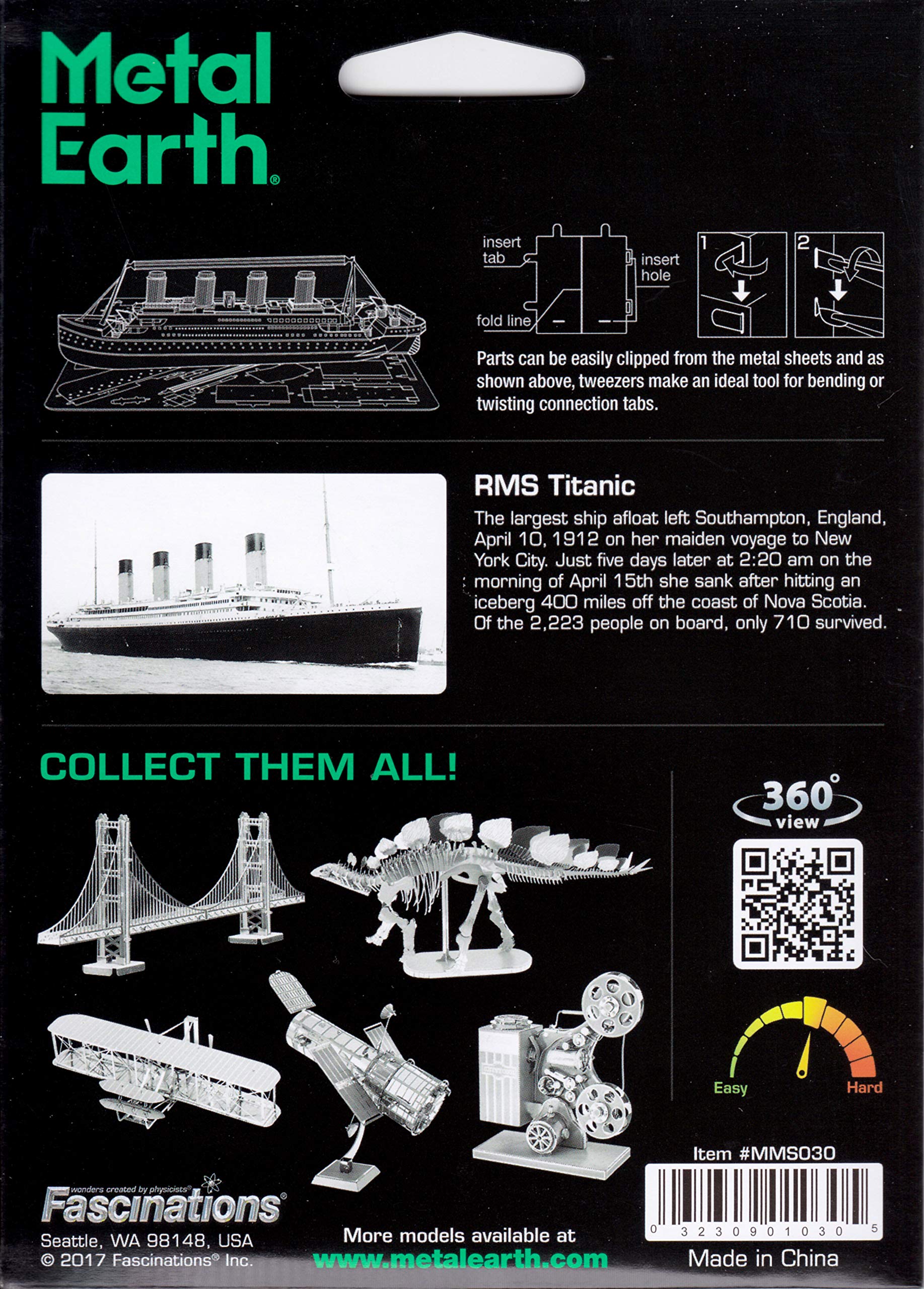 Metal Earth Titanic 3D Metal Model Kit Fascinations