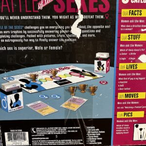 Battle of the Sexes Adult Board Game - Funny Card Games for Adults - Trivia Game Pitting the Men Against the Women - Great for Parties and Couples' Night - 2 or More Players - Ages 16 and Up