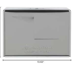 GEORGIA-PACIFIC Singlefold Paper Towel Dispenser by GP PRO (Georgia-Pacific), Chrome, 56720, 10.625" W x 6.000" D x 7.500" H