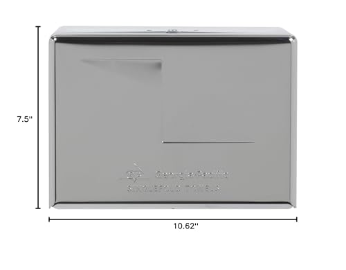 GEORGIA-PACIFIC Singlefold Paper Towel Dispenser by GP PRO (Georgia-Pacific), Chrome, 56720, 10.625" W x 6.000" D x 7.500" H