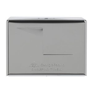 GEORGIA-PACIFIC Singlefold Paper Towel Dispenser by GP PRO (Georgia-Pacific), Chrome, 56720, 10.625" W x 6.000" D x 7.500" H