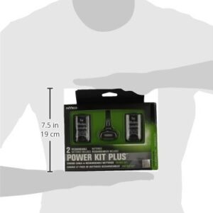 Nyko Power Kit Plus - 2 Pack Rechargeable Battery with Charge Cable for Xbox 360