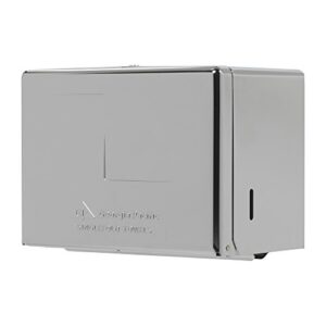 georgia-pacific singlefold paper towel dispenser by gp pro (georgia-pacific), chrome, 56720, 10.625" w x 6.000" d x 7.500" h