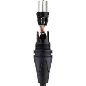 Kopul Coiled 3-Pin XLR-M to Angled 3-Pin XLR-F Cable - 3 to 18 (7.6 to 46 cm)