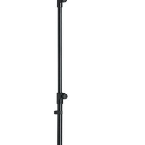 K&M König & Meyer 19900.500.55 Tripod Microphone Stand | Lightweight Base | Sturdy Folding Legs | Adjustable Height Clutch Up To 58” | Storage/Travel Compact Design | Pro Grade | German Made | Black