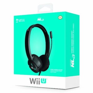 Turtle Beach Ear Force NLa Gaming Headset - Black - Nintendo Wii U