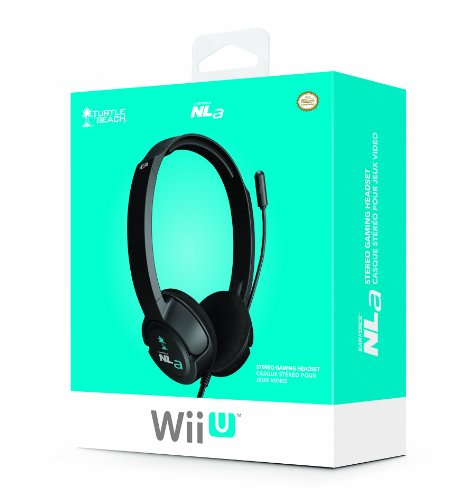 Turtle Beach Ear Force NLa Gaming Headset - Black - Nintendo Wii U