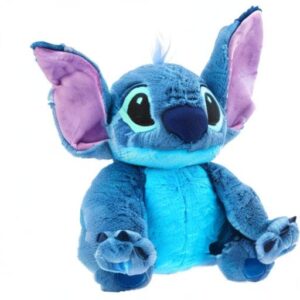 Disney Store Stitch Plush Soft Toy, 15”, Lilo and Stitch, Cuddly Alien Soft Toy with Big Floppy Ears and Fuzzy Texture, Suitable for All Ages