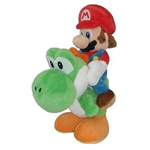 little buddy super mario plush - mario and yoshi plush, 8-inch