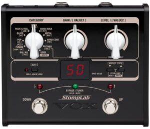 vox stomplab 1g multi-effects modeling pedal for guitar