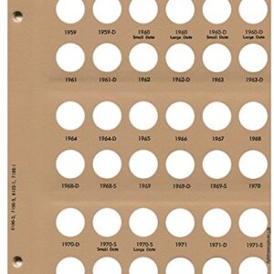 Dansco US Lincoln Memorial Cent Coin Album 1958 - 2009 #7102