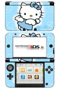 kitty blue fairy game skin for nintendo 3ds xl console