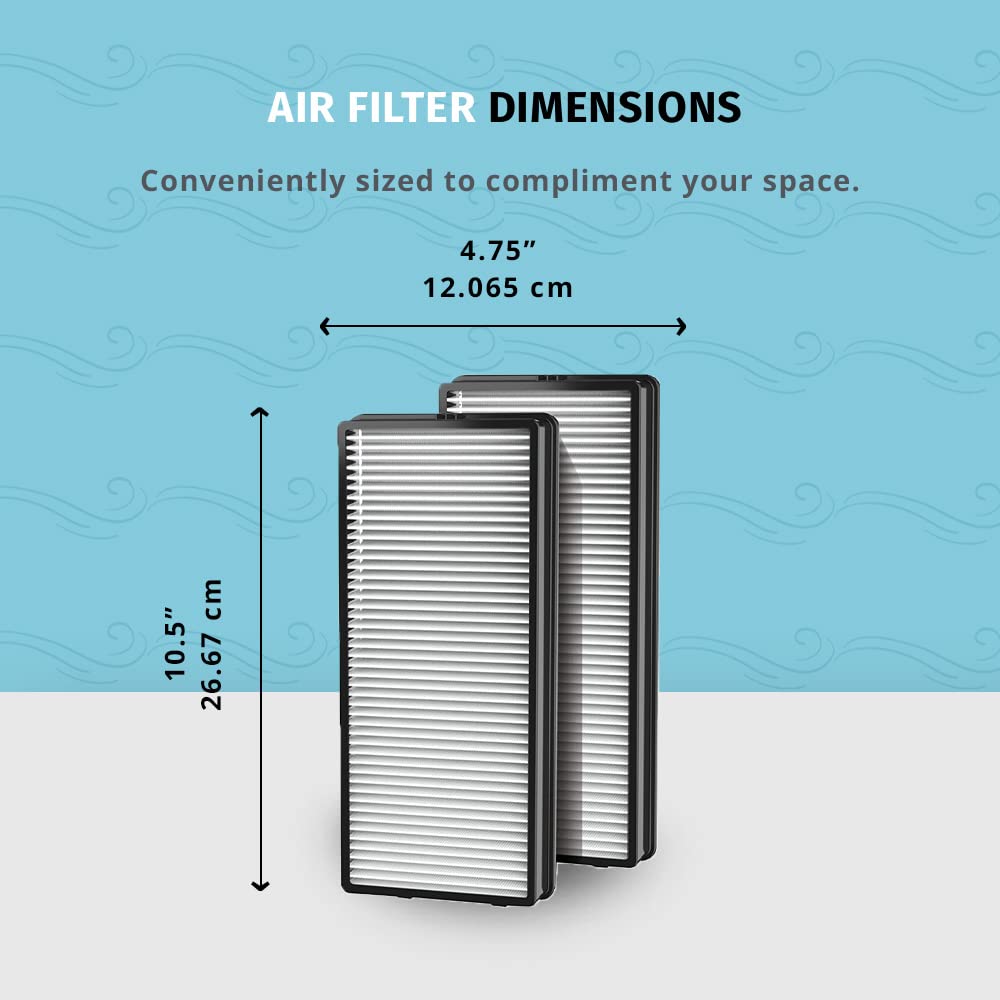 Homedics AR-OTFL Replacement Hepa Air Filter