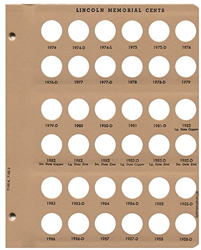 Dansco US Lincoln Memorial Cent Coin Album 1958 - 2009 #7102