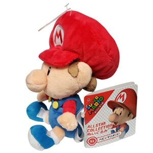 Little Buddy 1247 Super Mario All Star Collection Baby Mario Plush, 6"