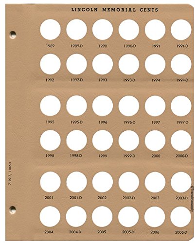 Dansco US Lincoln Memorial Cent Coin Album 1958 - 2009 #7102