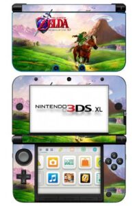 ocarina of time game skin for nintendo 3ds xl console