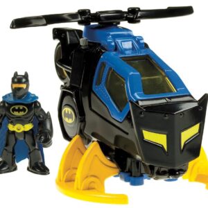 Fisher-Price Imaginext DC Super Friends Batman Toy Batcopter Helicopter & Figure Set for Preschool Pretend Play Kids Ages 3+ Years