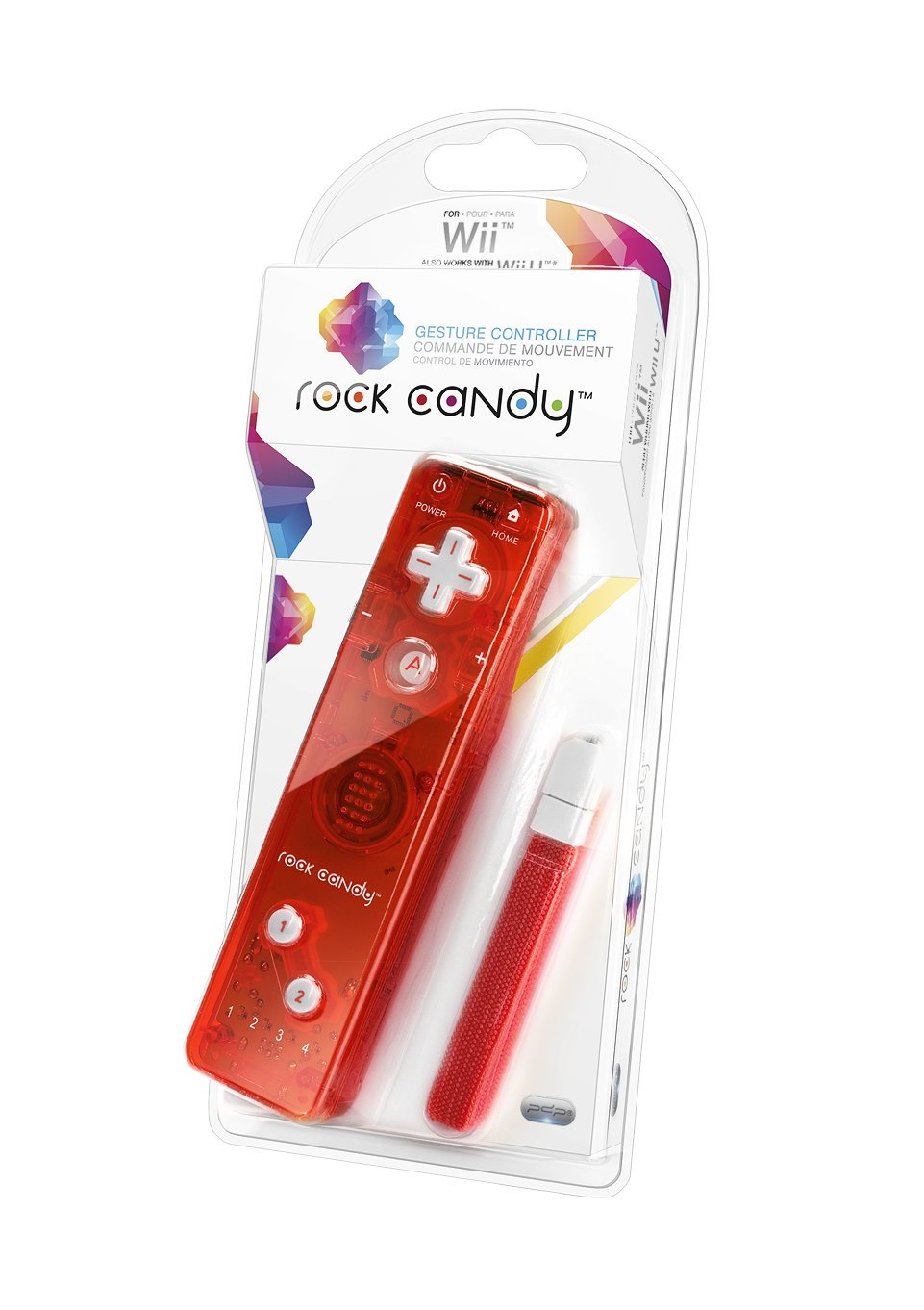 PDP Rock Candy Wii Gesture Controller - Red