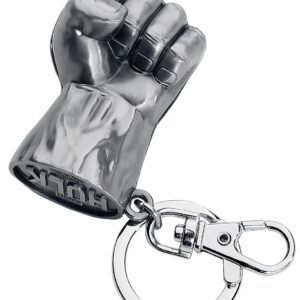 Marvel Hulk Fist Pewter Key Ring,Grey-light,Small