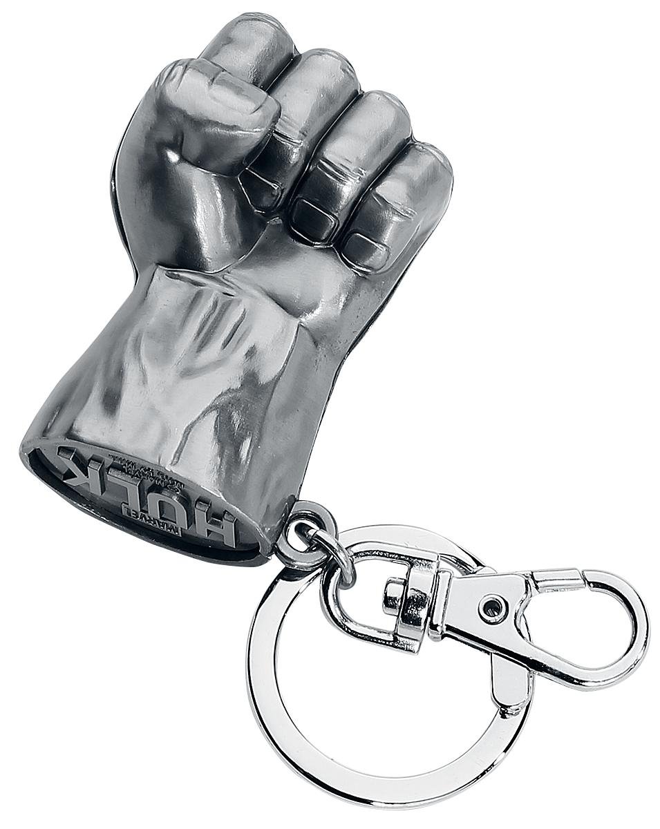 Marvel Hulk Fist Pewter Key Ring,Grey-light,Small