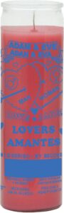 lovers adam and eve 7 day pink candle