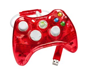 pdp rock candy xbox 360 controller - red