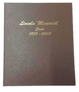 dansco us lincoln memorial cent coin album 1958 - 2009 #7102