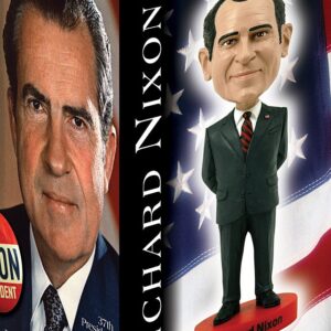 Royal Bobbles Richard Nixon Bobblehead, Premium Polyresin Lifelike Figure, Unique Serial Number, Exquisite Detail