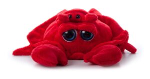 the petting zoo mom and baby crab stuffed animal, gifts for kids, pocketz ocean animals, crab plush toy 14 inches