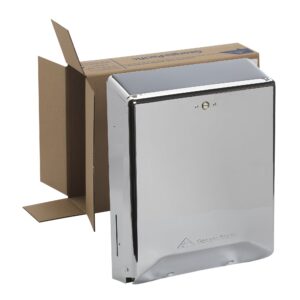 Georgia Pacific 56620 Combination C-Fold / Multifold Paper Towel Dispenser, Stainless Steel