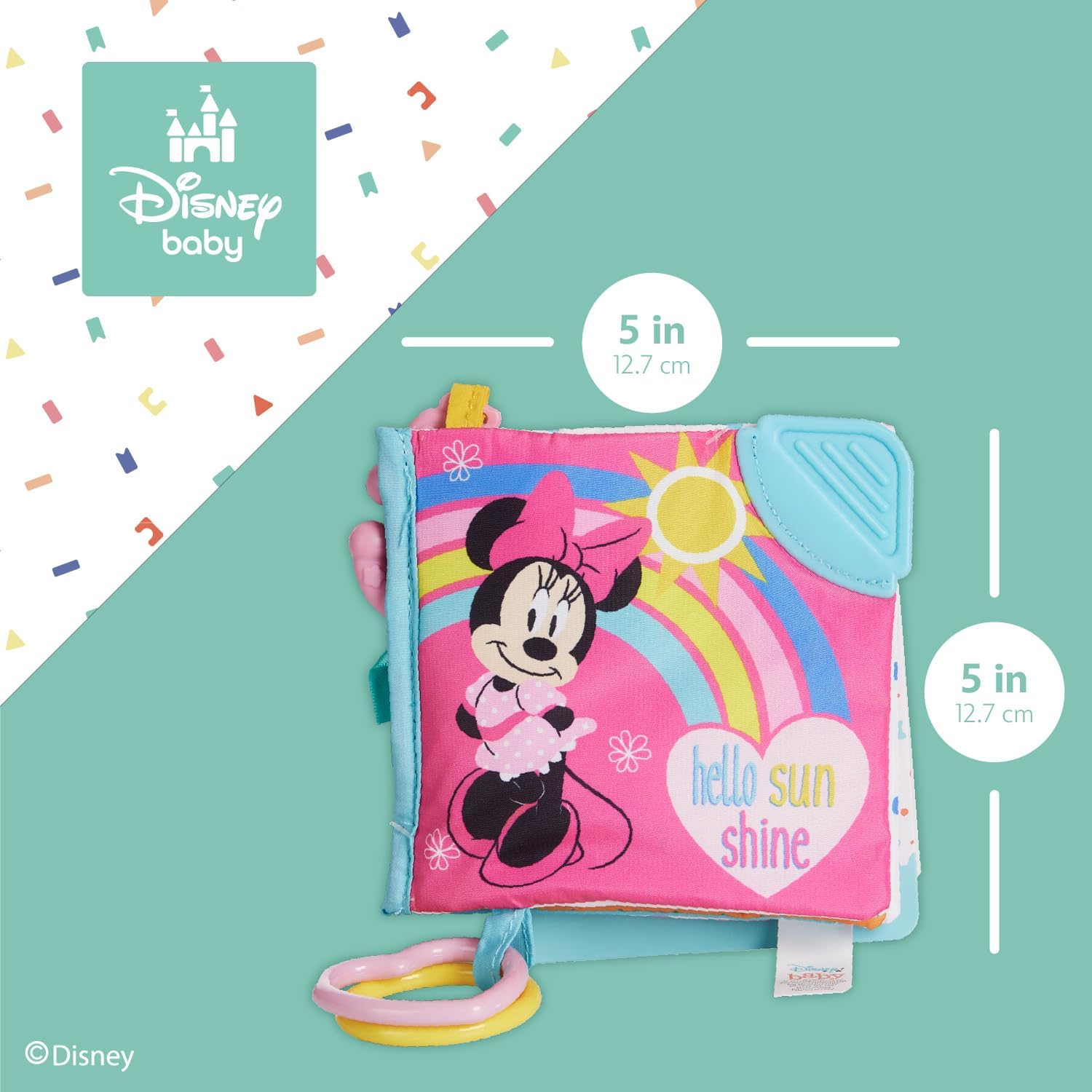 KIDS PREFERRED Disney Baby Minnie Mouse On The Go Soft Book for Babies