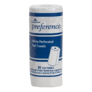 Pacific Blue Select 2-Ply Perforated Roll Paper Towels By Georgia-Pacific Pro, 85 Sheets Per Roll, 15 Rolls Per Case